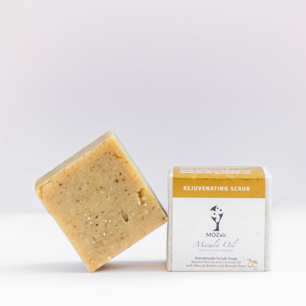Rejuvenating Scrub Handmade Soap (Marula butter) – MOZaic Marula Oil